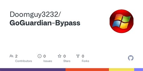 GitHub Doomguy3232 GoGuardian Bypass