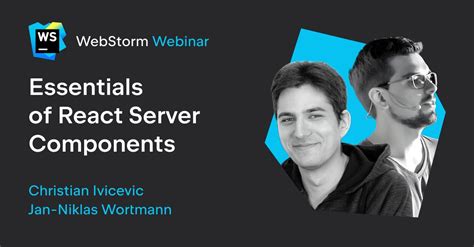 Jetbrains On Linkedin Live Webinar Essentials Of React Server Components