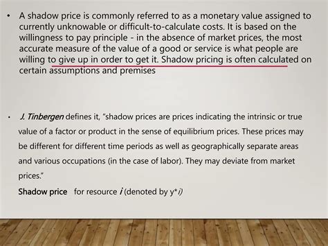 Introduction Shadow Price Reduced Price Pptx