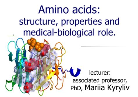 Pdf Amino Acidsstructure Properties And Medical Biological Role Proteins