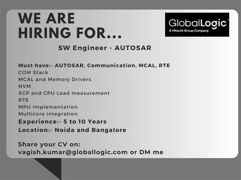 Vagish Kumar On Linkedin Automotive Embeddedengineer Autosar