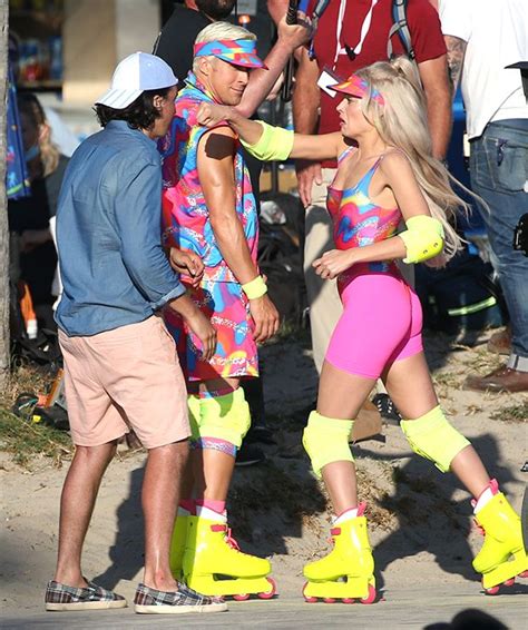 Margot Robbie Slaps A ‘barbie Costar After He Touches Her Butt On Set Photos In 2022 Margot