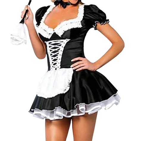 Cute Maid Costume For Women Coffee Maid Suit Maid Cosplay Sissy Maid Sexy Uniform Halloween