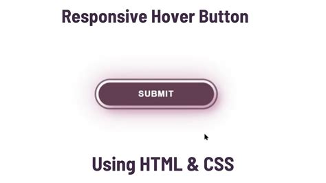 How To Create Hover Button Using Htmlcss It World Frontenddeveloper Htmlcss Buttonhover