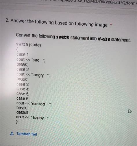 Solved 2 Answer The Following Based On Following Image