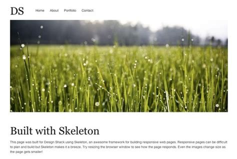 Build A Responsive Mobile Friendly Web Page With Skeleton Design Shack