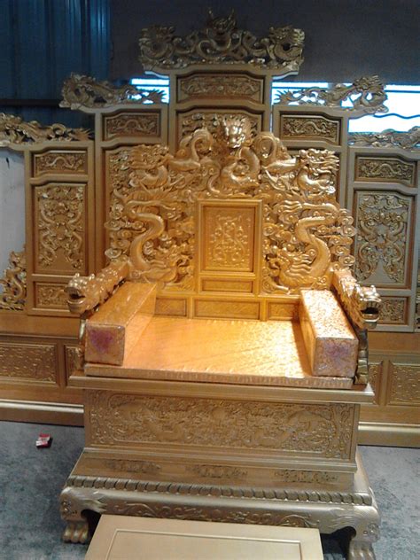 龙椅屏风龙屏风雕龙屏风大山谷图库