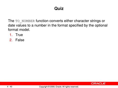 Ppt Using Conversion Functions And Conditional Expressions Powerpoint