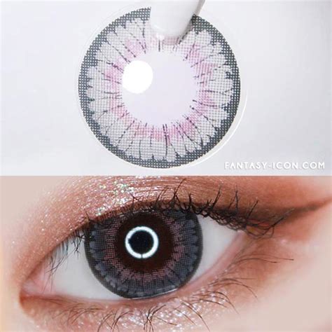 Colored Contacts For Hyperopia Lucy Velvet Grey Farsightedness Fantasy