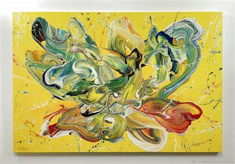 Большая Картина Абстракция Современная Картина Абстракт No 2235 в интернет магазине Ярмарка