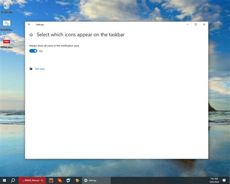 Select Which Icons Appear On The Taskbar Shows No Icons Microsoft Qanda