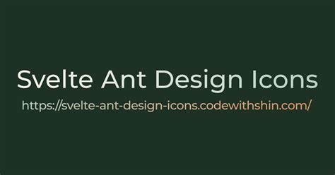 svelte ant design icons