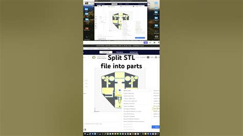How To Split Stl File Into Parts Youtube