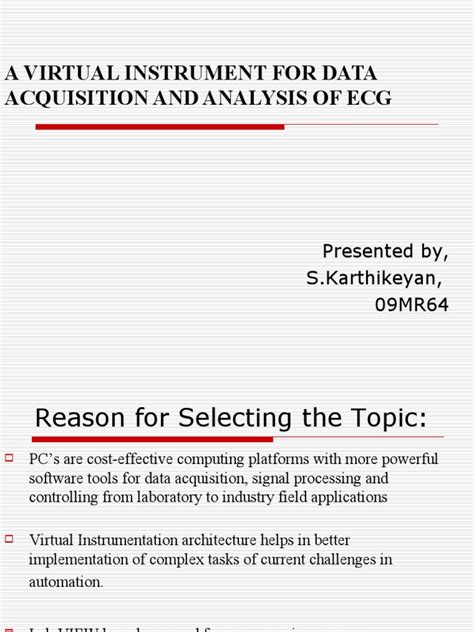 A Virtual Instrument For Data Acquisition And Analysis Pdf Data Acquisition Instrumentation