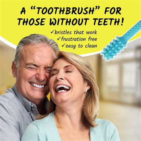 Denture Dart V3 Hard Plastic Brush Gel Adhesive Remover And Oral Hygiene