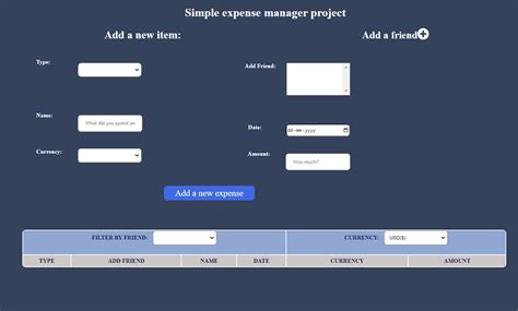GitHub ShrikantRichhariya Expense Manager Javascript Simple Expense