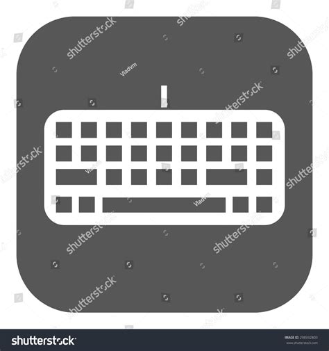 keyboard icon keypad input typing communication stock vector royalty