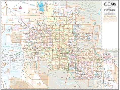 Phoenix Street Map With Zip Codes
