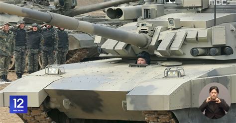 신형 탱크 탄 김정은‥전쟁 준비 완성 지시
