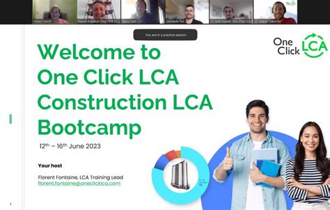 One Click Lca On Linkedin The First Session Of Construction Lca