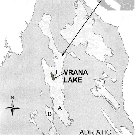 Map Of Cres Island And Vrana Lake Download Scientific Diagram