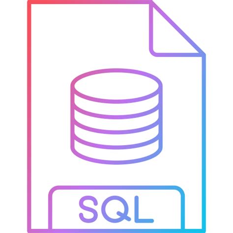 Sql Generic Gradient Icon