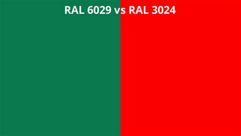 Ral 6029 Vs 3024 Ral Colour Chart Uk