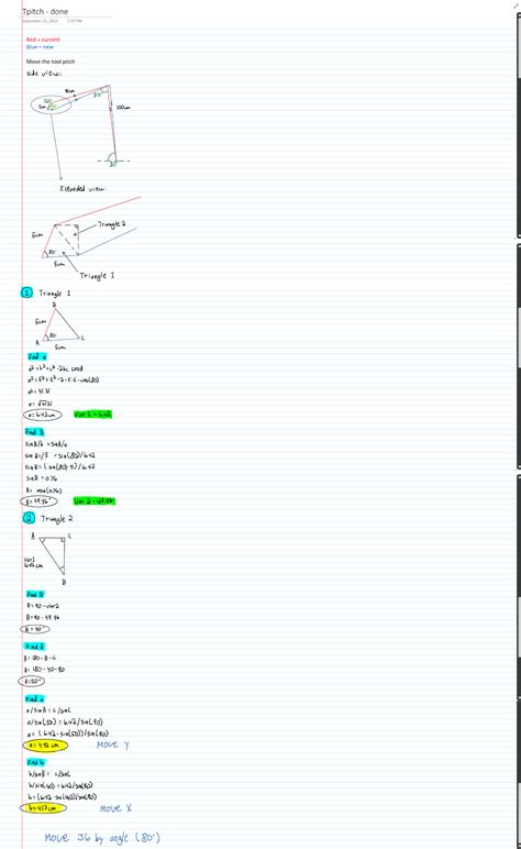 Trigonometry How Do I Solve This Robot Arm Movement Mathematics Stack Exchange