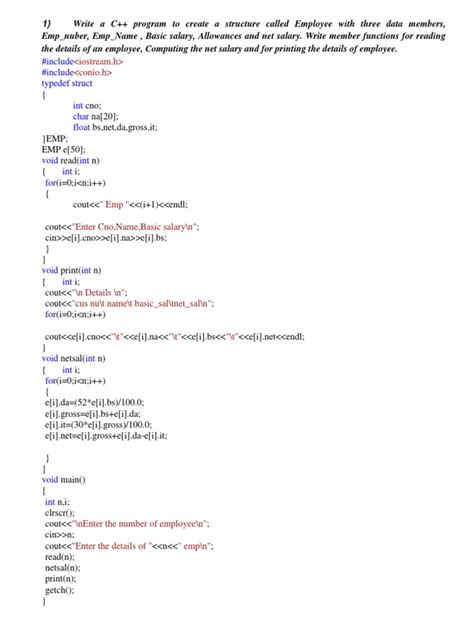 Ds Lab Programs Pdf Algorithms And Data Structures Computer Programming