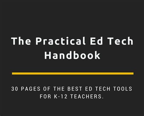 free “practical ed tech handbook” larry ferlazzo s websites of the day