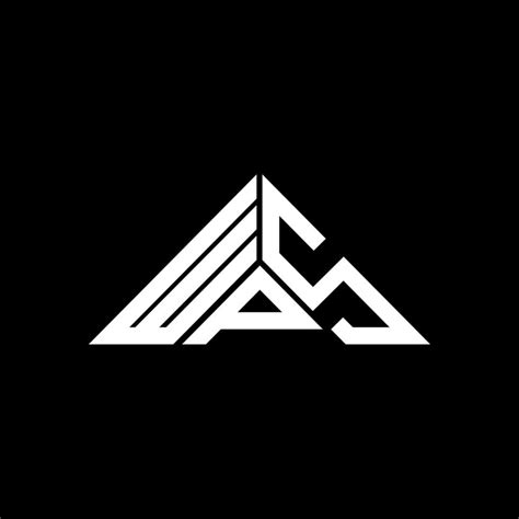 WPS Letter Logo Creative Design With Vector Graphic WPS Simple And Modern Logo In Triangle