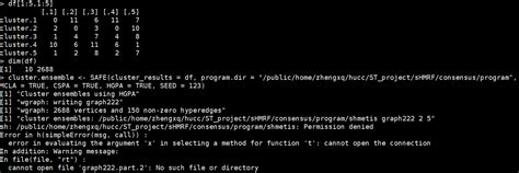 Error Reported When Using Safeclustering · Issue 5 · Yycunc