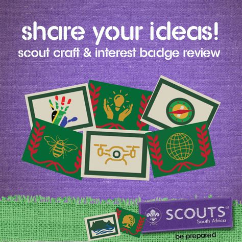 Scout Badge Review Share Your Ideas Kzn Scouts