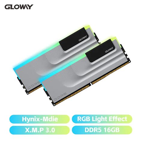 Gloway Memoria Ram Ddr5 6000mhz 6400mhz 16gb Rams Ddr5 16gbx2 32gb Rgb