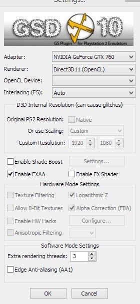 pcsx2 no opencl device need help emulation