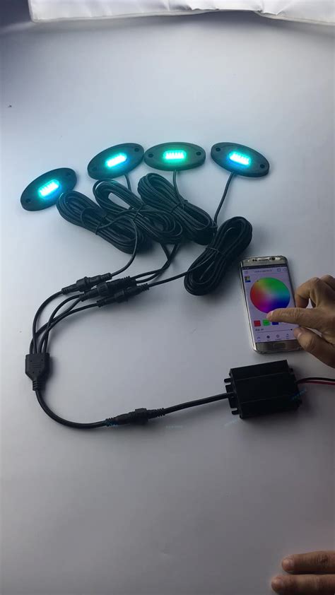 Latest Product Ip Waterproof Magnetic Rgbw Led Rock Lights Buy Magnetic Rgbw Led Rock