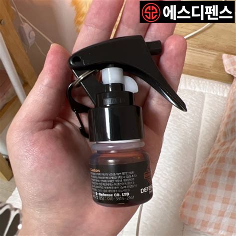 여성 선물용 후추스프레이 곰퇴치 호신용품 방범 가스분사기 국산 미니 지인샵