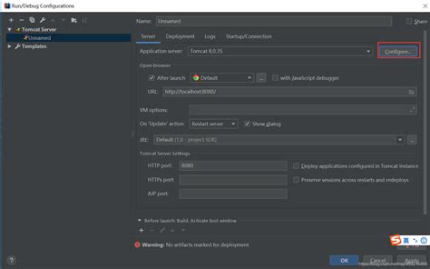 intellij idea 下如何配置tomcat 没有为部署标记工件 蘑了个菇凉的博客 csdn博客