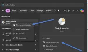 No Permission To Disable Create Run Change Task Scheduler Task