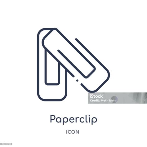 교육 개요 컬렉션에서 선형 클립 아이콘입니다 얇은 라인 클립 벡터 흰색 배경에 고립입니다 클립 유행 그림 0명에 대한 스톡 벡터 아트 및 기타 이미지 Istock