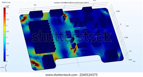 Computer 3d Modeling Printed Circuit Board Stock Illustration 2260126573 Shutterstock