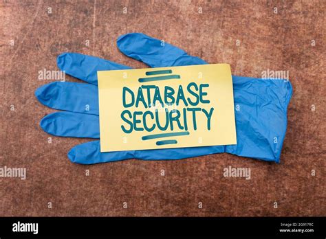 Conceptual Caption Database Security Concept Meaning Security Controls To Protect Databases