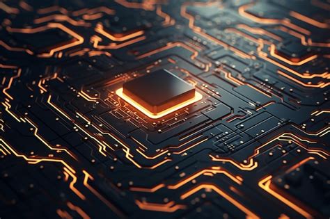 Premium Ai Image Seamless Digital Circuitry Patterns
