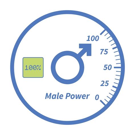 Männliches Sex Power Symbol Als Messgeräthand Premium Vektor Männliches Sex Power Symbol Als Messgeräthand Premium Vektor