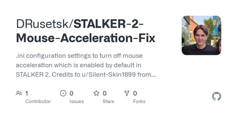 GitHub DRusetsk STALKER Mouse Acceleration Fix Ini Configuration Settings To Turn Off