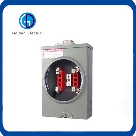 Single Phase Square Electric Meter Socket Box 125a 600vac 4jaw 5jaw