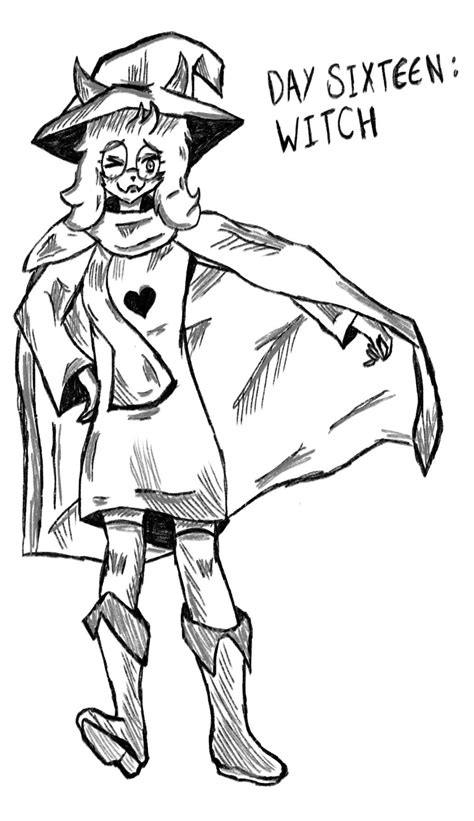 I Drew Ralsei As A Witch For Spooky Season Hope You Like Itttt 3 R