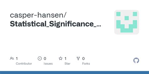 Github Casper Hansenstatisticalsignificancetesting