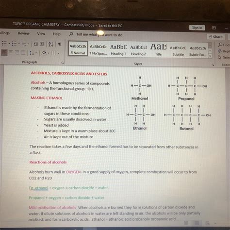 Example Of Aqa Gcse Chemistry Notes Typed According Depop
