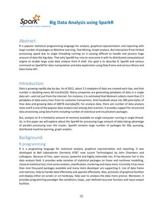 Big Data Analysis Using Spark R Published PDF